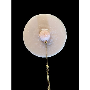 Fake nipple piercing with gold pleaded chain non piercing nipple noose stainless steel body sexy heart charm jewelry 12 in