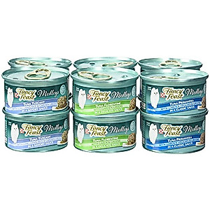 Fancy Feast Purina Medleys Variety Collection Cat Food - Tuna Recipe - 3 Oz, 12 Case