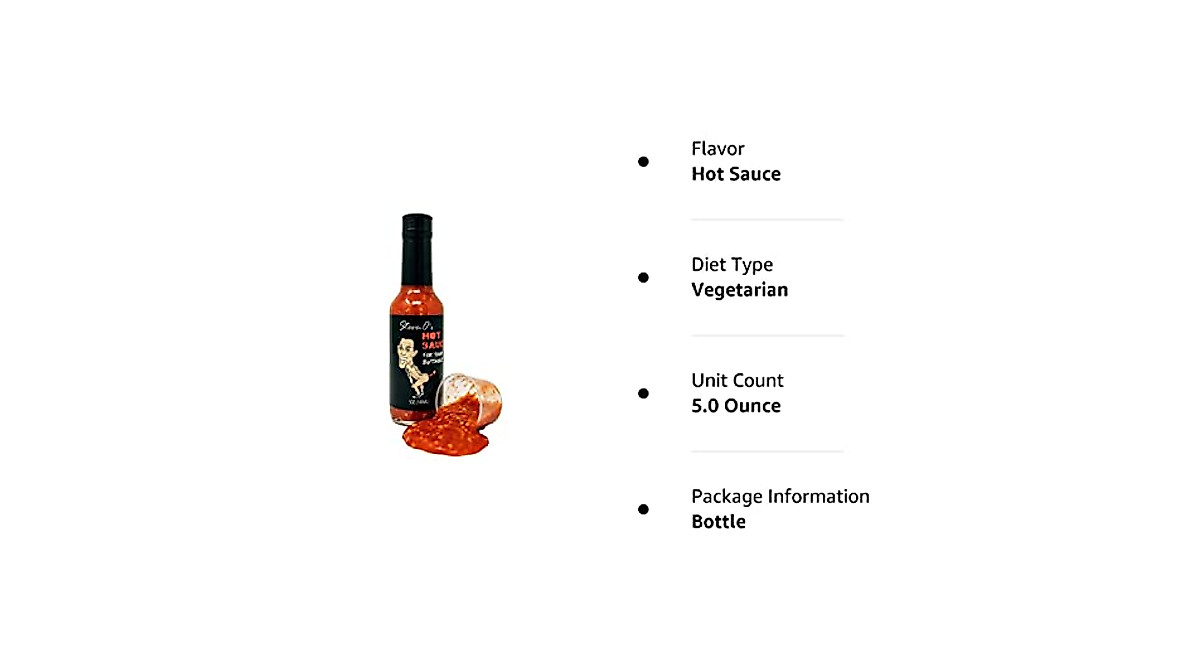 Steve-O's Hot Sauce | Fiery Garlic Habanero Flavor