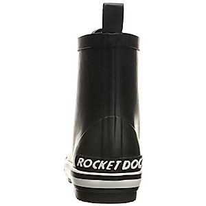Rocket Dog Women's Rainy Rain Boot, Black, 9 M US