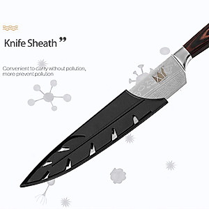 XYJ Kitchen Knives Set Stainless Steel 7CR17 Japanese Chef Knife Bread Meat Cleaver Paring Boning Kitchen Knife Covers Accessories