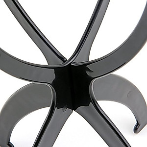 Ruiwen hair 6PCS Wig Stand Portable Wig Stand Collapsible Wig Holder Durable Wig Display 13.8 Inch Tool Travel Wig Stand for All Wigs