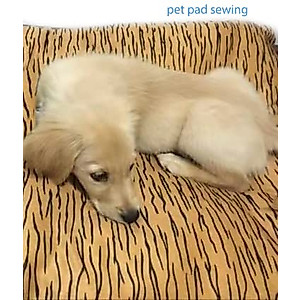 Short Pile Velour Flannel Fabric by The Yard 58" Width Entelare(Giraffe, 1Yard)