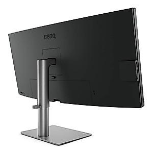 BenQ PD3420Q 34” 2K Ultrawide Monitor for Macs/Designers 21:9 | 3440x1440 WQHD | IPS | AQCOLOR | USB-C | KVM | Hotkey Puck G2 | ICCsync | DualView | (Renewed)