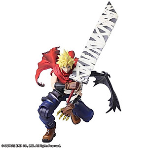 Square Enix Final Fantasy Bring Arts Cloud Strife (Another Form Variation) Action Figure, Multicolor