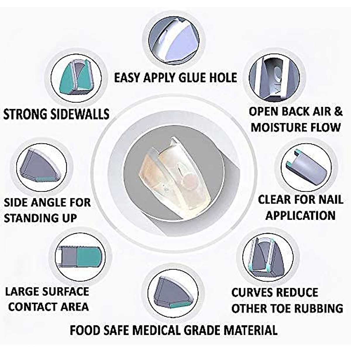 Dr. McHenry's Dog Toe Treads, Set of 24, Adhesive, Cleaning Brush, Increased Traction, Dog Mobility Support, X-Large Kit- Weight: 60-150 lbs. Net Weight 1.6 oz.