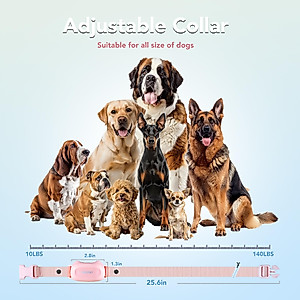 PATPET Dog Shock Collar with Remote - Waterproof Dog Training Collar for Small Medium Large Dogs with Beep, Vibration and 16 Static Levels Shock