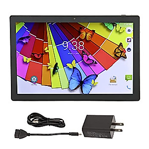 HEEPDD Gaming Tablet, 8GB RAM 256GB ROM 10.1in Tablet 5G WiFi Type C Rechargeable for Office (US Plug)