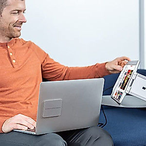 SideTrak Swivel Metal Plates for Laptop | Add On/Replacement Plates Only | Includes 2 Metal Plates (Light Silver)