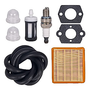 Mikatesi 4180-120-0615 FS91 Carburetor for Stihl FS91 FS91R FS111 FS89 HT102 HT103 FC91 FC96 KM91 KM91R KM111 FC111 Brushcutter Trimmer Carb - with Air Filter Kit