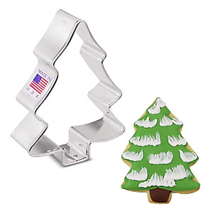 Christmas Tree Cookie Cutter 3.5" Made in USA by Ann Clark