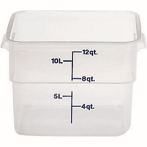 Cambro Midnight Blue CamSquares Container, 12 Quart -- 6 per case.