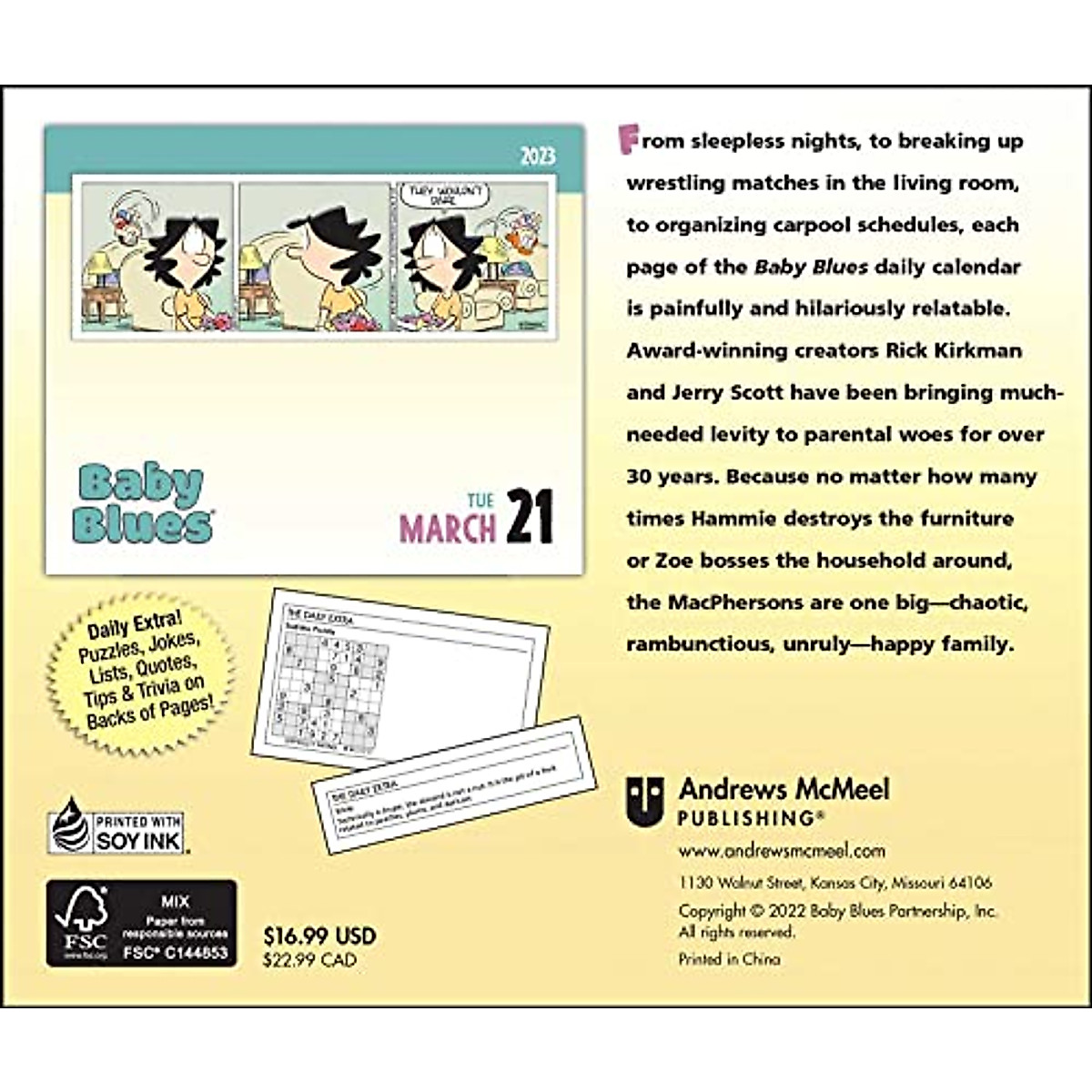 Baby Blues 2023 Day-to-Day Calendar