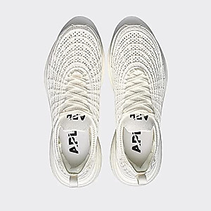 APL: Athletic Propulsion Labs Women's Techloom Zipline Sneakers, Ivory/Ivory/Black, 8