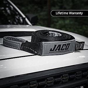 JACO 4X4 TowPro Recovery Tow Strap - 3 inch x 30 ft | Off Road Towing Rope (31,542 lbs)