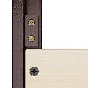 Harper & Bright Designs Queen Size Platform Bed Frame, Minimalist Wood Queen Bed Frames with Strong Center Support Feet, Queen Size Bed for Teens Adults,No Box Spring Needed,Easy Assembly,Dark Coffee