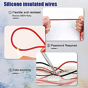 PT1005 1000V 10A Multimeter Test Leads Multimeter Test Pin Universal Digital Multimeter Probe Test Leads Pin Needle Tip Multi Meter Test Fixture Lead Probe Wire Pen Cable Crocodile Clips Test Leads