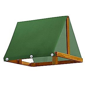 Swing Canopy Replacement, 43" x 90" Waterproof Swing Top Cover Replacement Canopy Top for Playset Swing Set Shade Canopy Tent, Top Cover Only