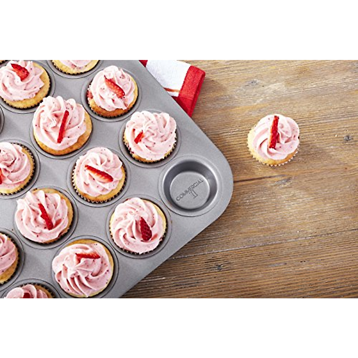 Chicago Metallic Commercial II Non-Stick 24 Cup Mini Muffin Pan