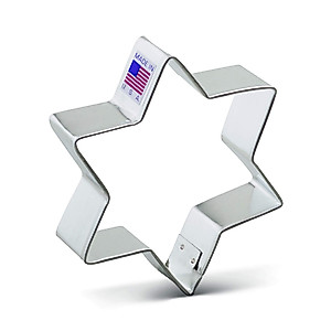 Star of David Cookie Cutter 3.8" Made in USA by Ann Clark