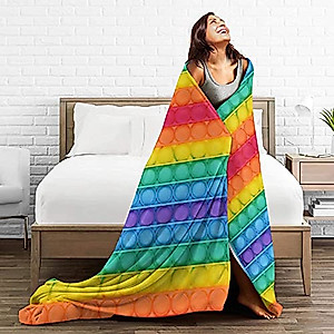 Ultra-Soft Blanket 3D Printing Flannel Throw Blanket for Couch Sofa Bed Throw Size Super Cozy and Comfy for All Seasons 1-50"x40"