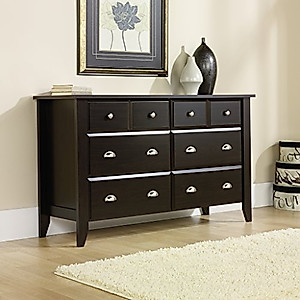 Sauder Shoal Creek Dresser, Jamocha Wood finish