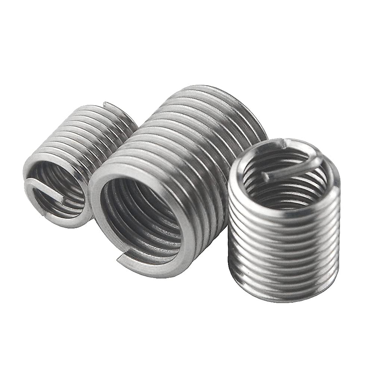 XINGYHENG 210pcs M3 M4 M 5 M6 M8 M10 M12 Wire Thread Inserts Steel Sheath Helicoil Type Screw Repair Sleeve Assortment Kit with Plastic Box