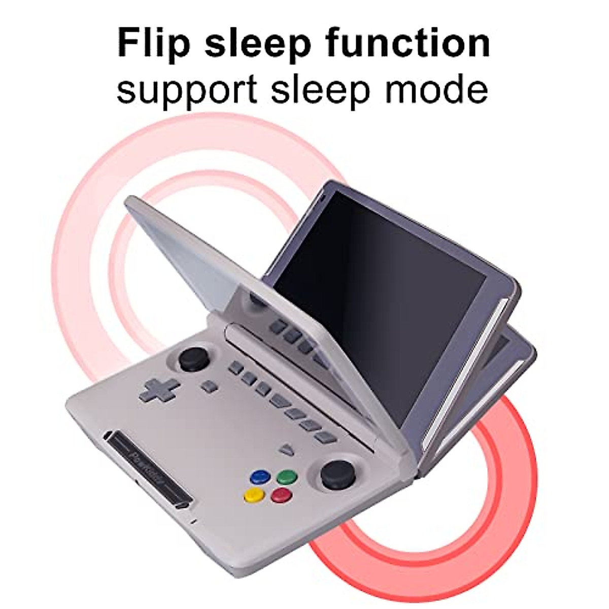 Powkiddy X18S Handheld Game Console, 5.5 Inch IPS HD Screen 4G+64G Retro Arcade Portable Emulator Video Gaming Console for Kids Adults, WiFi Android 11 System