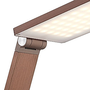 Possini Euro Design Bentley Modern Minimalist Touch Desk Table Lamp LED 21" High French Bronze Aluminum Metal Adjustable Head for Living Room Bedroom House Bedside Nightstand Home Office Reading