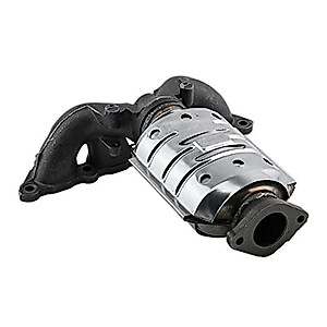 AutoShack EMCC00026 Exhaust Manifold Catalytic Converter Direct Fit Replacement for 2004-2012 Hyundai Elantra 2007-2008 Tiburon 2004-2009 Kia Spectra 2006-2009 Spectra5 2010-2011 Soul (EPA Compliant)