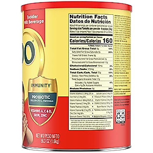 NIDO Kinder 1+ Toddler Powdered Milk – 56.3 Oz (3.52 LB)