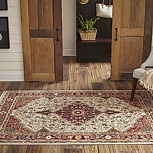 Momeni Lenox Area Rug, 5' X 7'5", Red