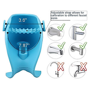 Bath Spout Cover for Bathtub,Baby Shower Protector Cover A Fun Way to Protects Baby from Bumping Head During Bathing Time Cute Soft Whale Design Making for Enjoyable Safe Baths (1 Pack,Blue)