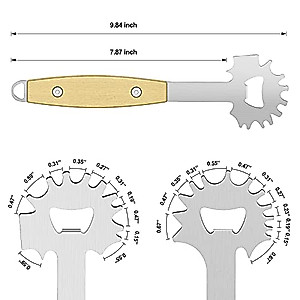 2 Pack BBQ Grill Scraper Gifts for Men, Stocking Stuffers for Men, Gifts for Women Dad Mom Husband, Bristle Free Safe BBQ Scraper Fits Any Grilling Grate or Smoker Cleaning Tool and Kitchen Gadgets