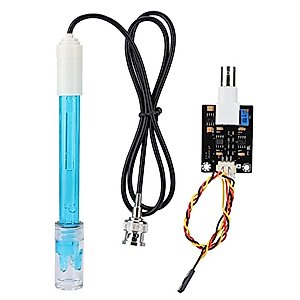 Mtlavishness Sensor Bnc Controller 18. 0×8. 0×4. 0 Sensor Module Probe Composite Electrode Sensor Analog Output Digital Hydrogen Meter
