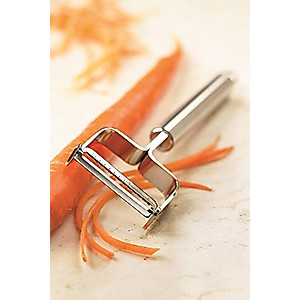 Kuhn Rikon Julienne Peeler with Blade Protector, Stainless Steel Handle