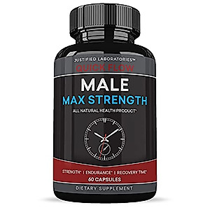 (5 Pack) Quick Flow Male Max Strength 742MG All Natural Advanced Men's Heath Formula 300 Capsules