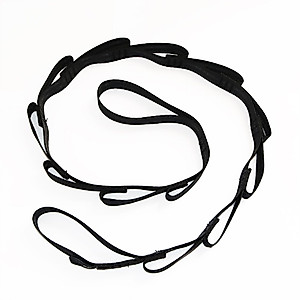 wellsem Hammock Strap 12 Point Daisy Chain Design with Easy Loop Heavy Duty Adjustable Suspension Sling