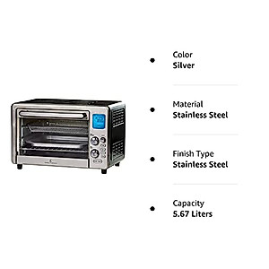 Emeril Lagasse Power Air Fryer 360 Max XL Family Sized Better Than Convection Ovens Replaces a Hot Air Fryer Oven, Toaster Oven, Rotisserie, Bake, Broil, Slow Cook, Pizza, Dehydrator & More. Emeril Cookbook. Stainless Steel. (MAX 15.6” 19.7” x 13”)