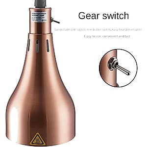 for Heating Food Lamp, Retractable Lamp for Heating Food, Pendant Lamp for Heating Food, Commercial Heating Lamp (D)