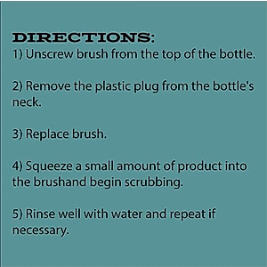 Fluker's Culinary Coop Organic Cleaner with Brush for Chicken Coops, Specially Formulated with Deodorizer and Odor Eliminator, 16 oz