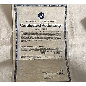 1987 S Constitution Commemorative Silver Proof Dollar US Coin DCAM Gem $1