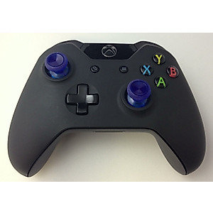 Gametown Analog Thumbstick Thumb Stick Joystick for Microsoft Xbox One Game Controller 2PCS Transparent Blue