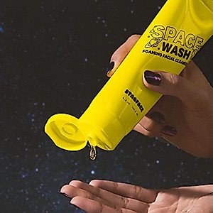 Starface Space Wash Foaming Facial Cleanser, Made with Willow Bark Extract, No Parabens, No Phthalates, No Sulfates, Gentle on All Skin Types, 4.2oz