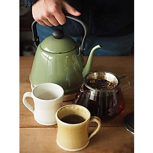 Nodahoro DK-200NB Drip Kettle II, 0.6 gal (2.0 L), Navy, Made in Japan