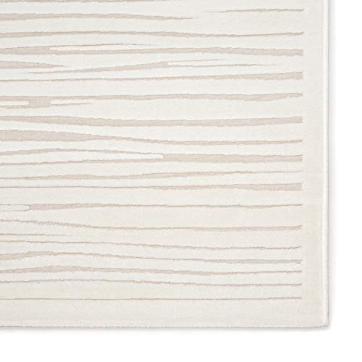 Jaipur Living Soft 8x8 Square Area Rug, Abstract, White/Ivory