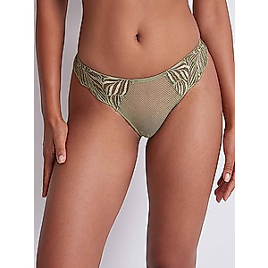 Aubade Women's Paradis Exotique Tanga, Green (Amazonia), XX-Large
