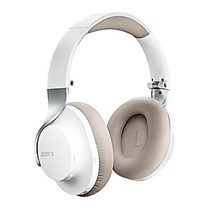 Shure AONIC 40 Over Ear Wireless Bluetooth Noise Cancelling Headphones with Microphone, Studio-Quality Sound, 25 Hour Battery Life, Fingertip Controls, iPhone & Android Compatible - White
