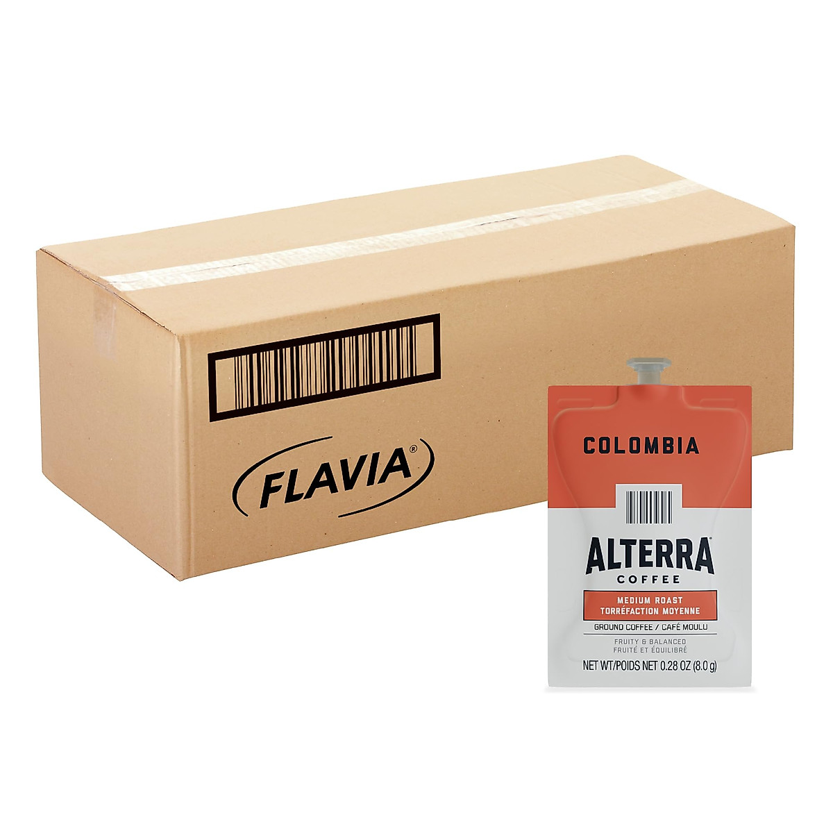 FLAVIA ALTERRA Coffee, Colombia, 20-Count Fresh Packs (Pack of 5)