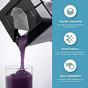 Nin-ja Blender Lid Flap Pour Nin-ja Blender Lid Spout Cover Accessories for Nin-ja Blender Replacement parts for Ninja Blender 72 oz Pitcher Fits NJ600 BL700 and BL500-BL781